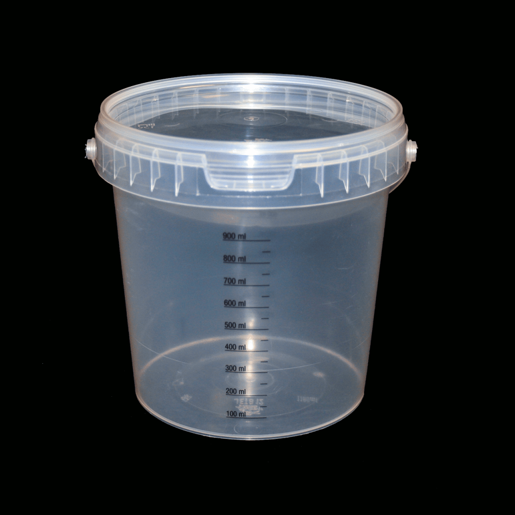 Small Clear Volume Round Plastic Tub - JETB 12 | Taylor Davis